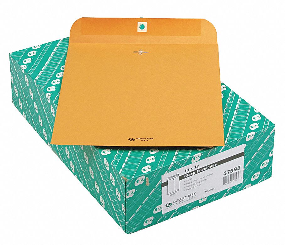 QUALITY PARK, #97 Envelope Size, Kraft, Catalog Envelopes - 23L118 ...