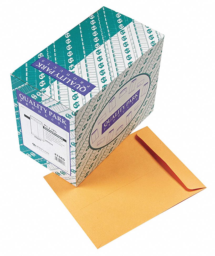 QUALITY PARK, #12-1/2 Envelope Size, Kraft, Catalog Envelopes - 23L150 ...