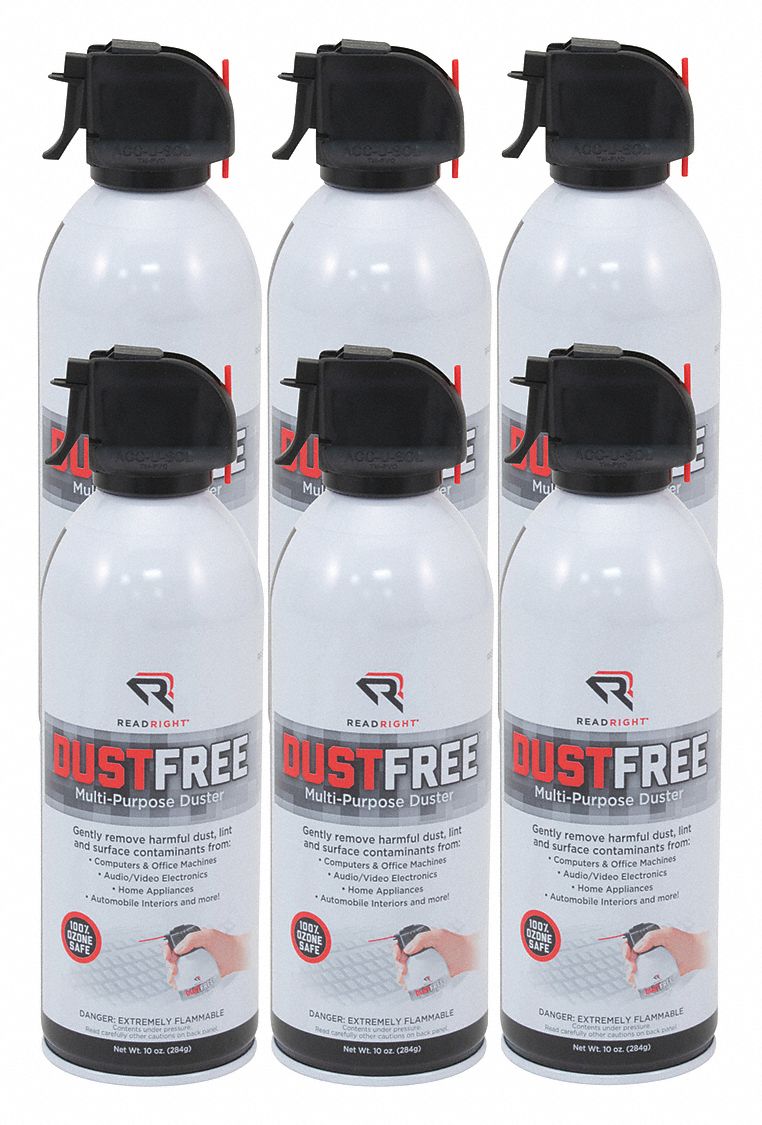 READ RIGHT, 10 oz, Aerosol Spray Can, Aerosol Duster - 23L216|REARR3760 ...