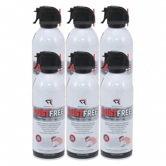 READ RIGHT, 10 oz, Aerosol Spray Can, Aerosol Duster - 23L216|REARR3760 ...