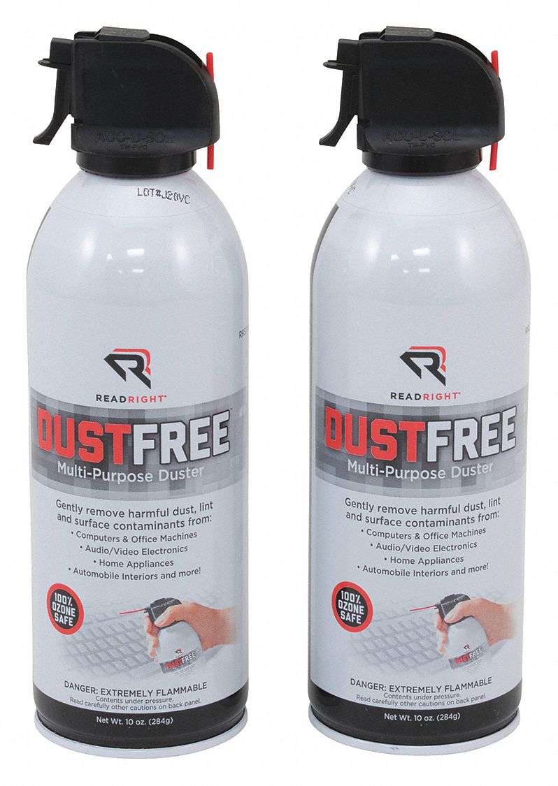 READ RIGHT, 10 oz, Aerosol Spray Can, Aerosol Duster - 23L224|REARR3722 ...