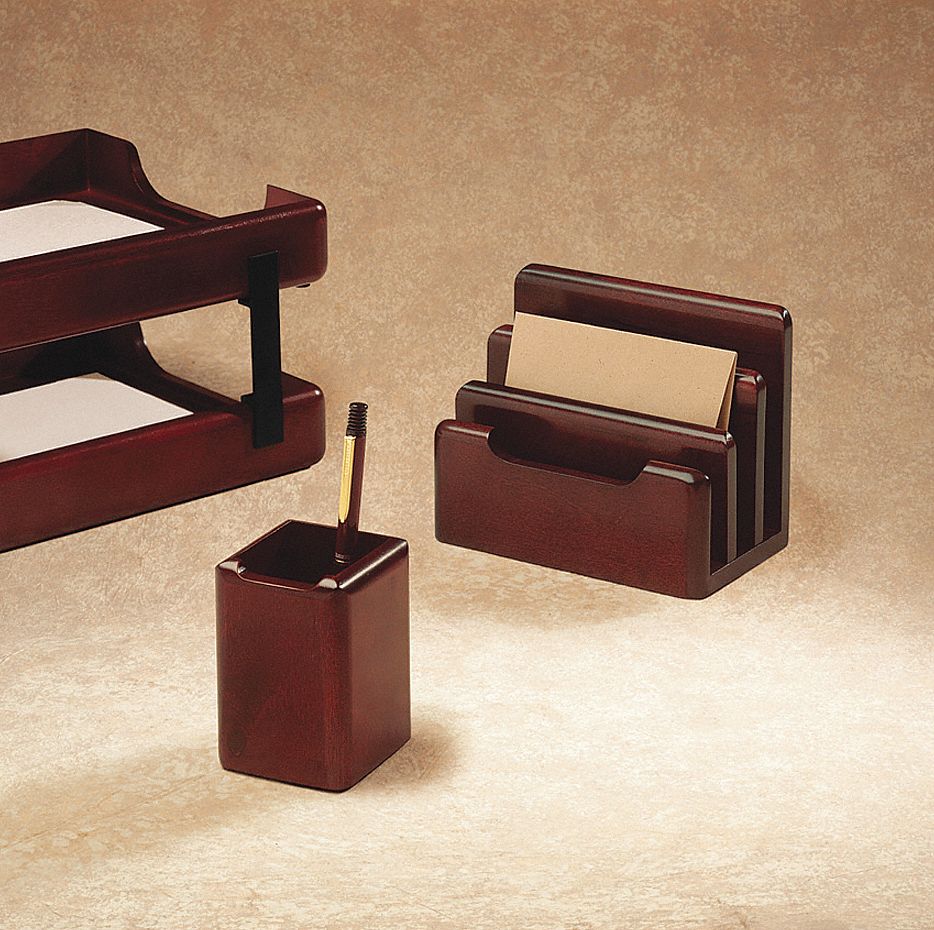 ROLODEX, 1 Compartments, Wood, Pencil Holder - 23L297|ROL23380 - Grainger