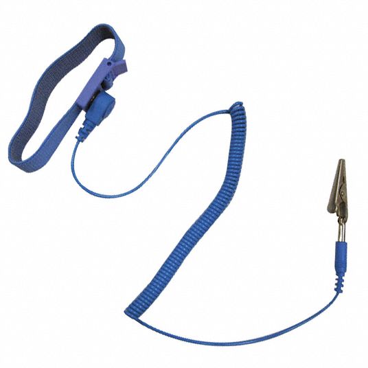 WESTWARD, Fabric, 6 ft Cord Lg - Max, Static Control Wrist Strap ...