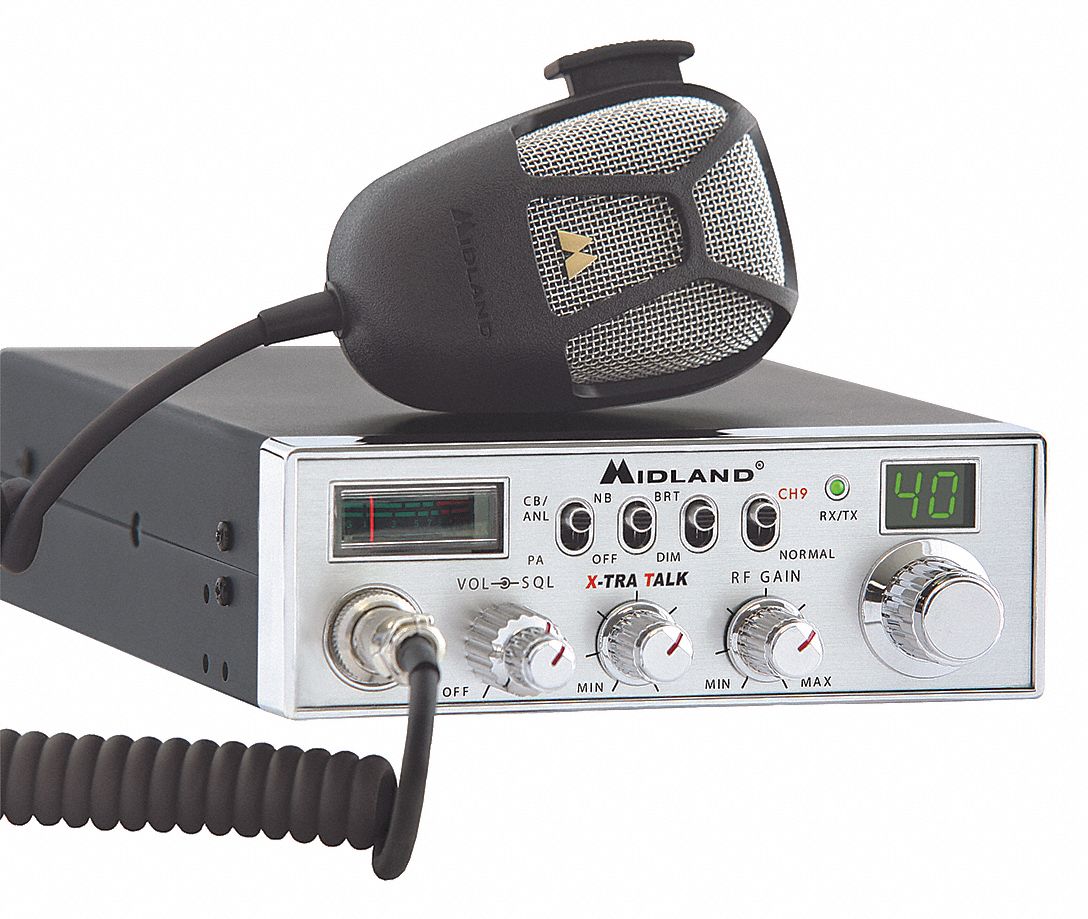 Mounted, Gen Purpose, Mobile CB Radio - 23M605|5001Z - Grainger
