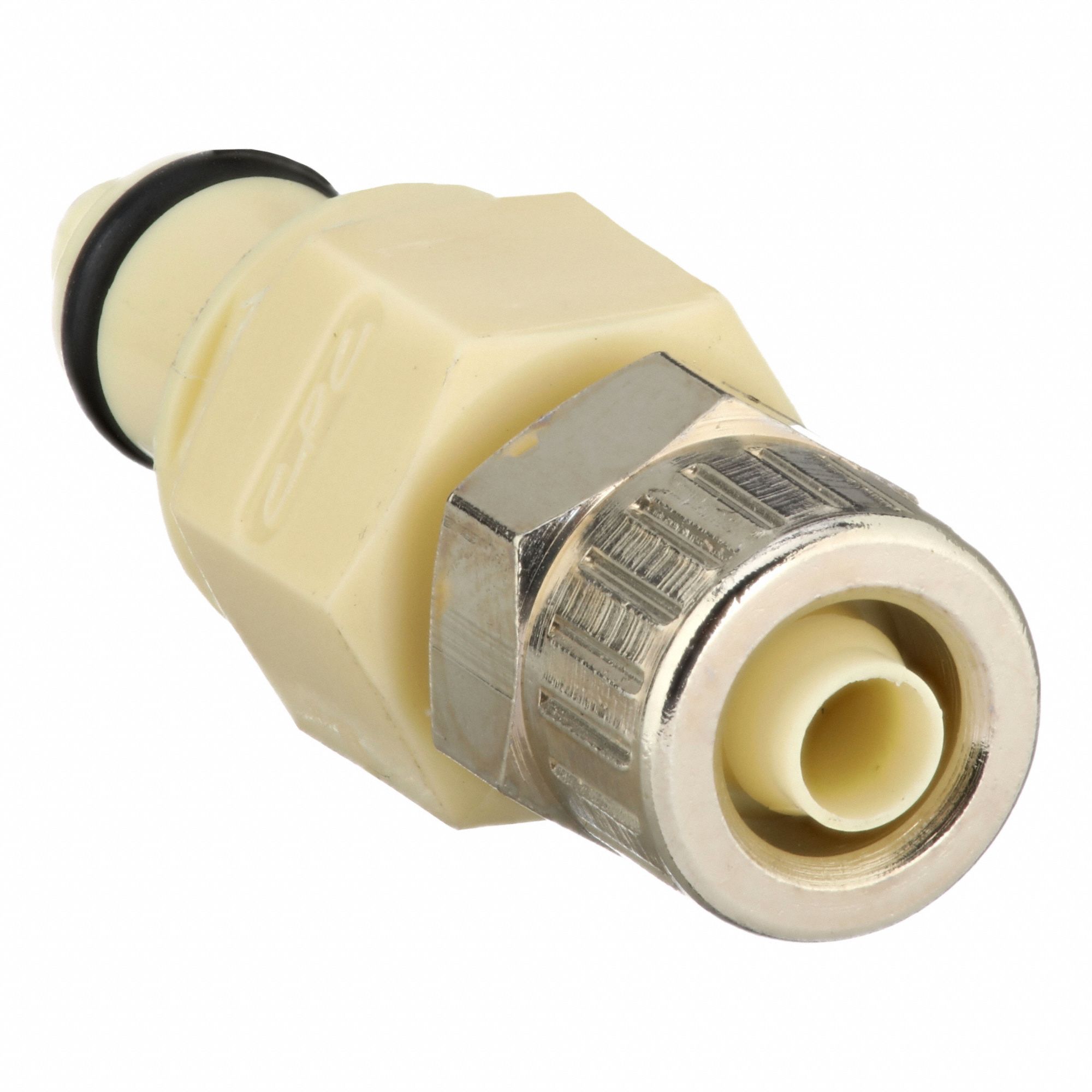 Straight, 5/32 in ID x 1/4 in OD Size, Quick Connection Coupling ...