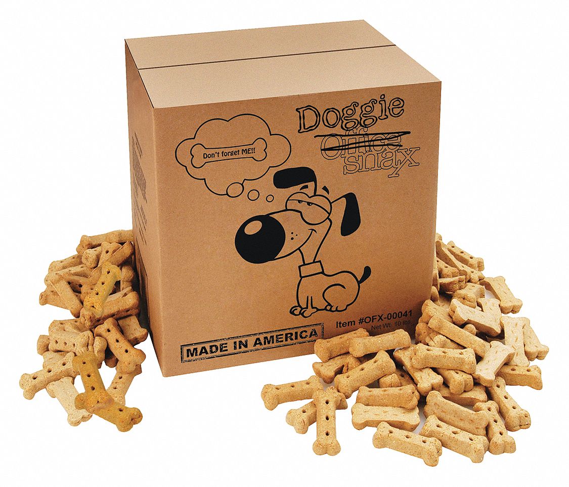 OFFICE SNAX, Dog Biscuit, 10 lb Size, Doggie Biscuits - 23MJ63|OFX00041 ...