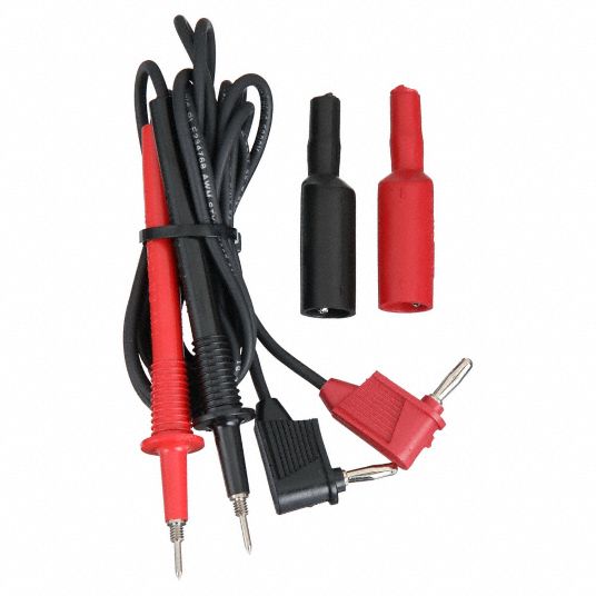 SIMPSON ELECTRIC, Alligator Clips, Right Angle Plug, Test Lead Kit ...