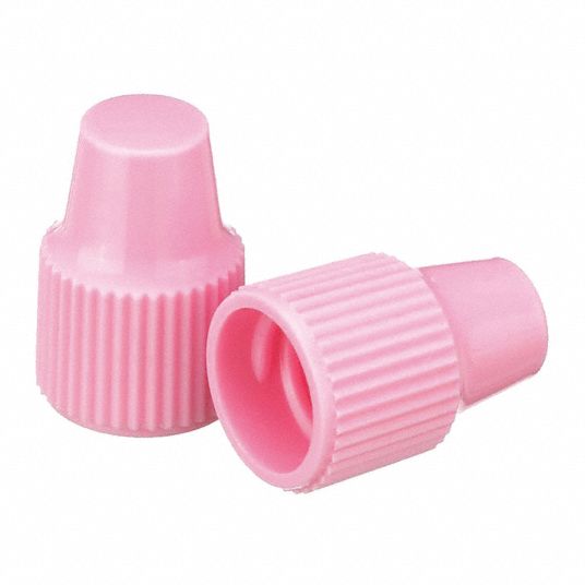 8 mm Dia, Pink, Cap - 23MU93|242501 - Grainger