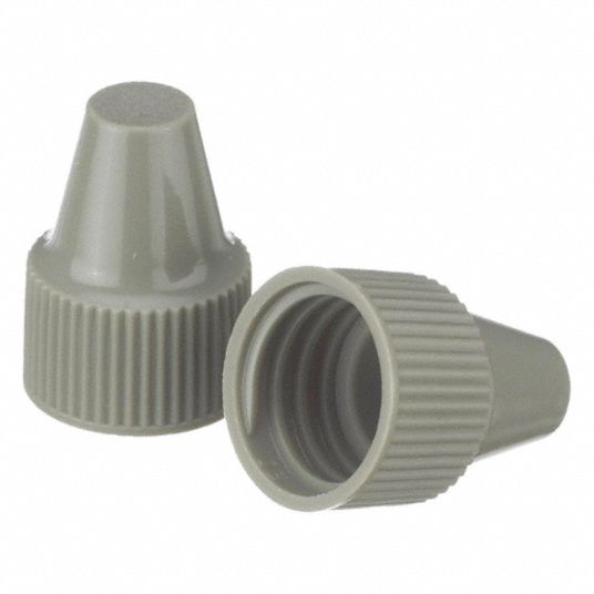 13 mm Dia, Gray, Cap - 23MV27|242535 - Grainger