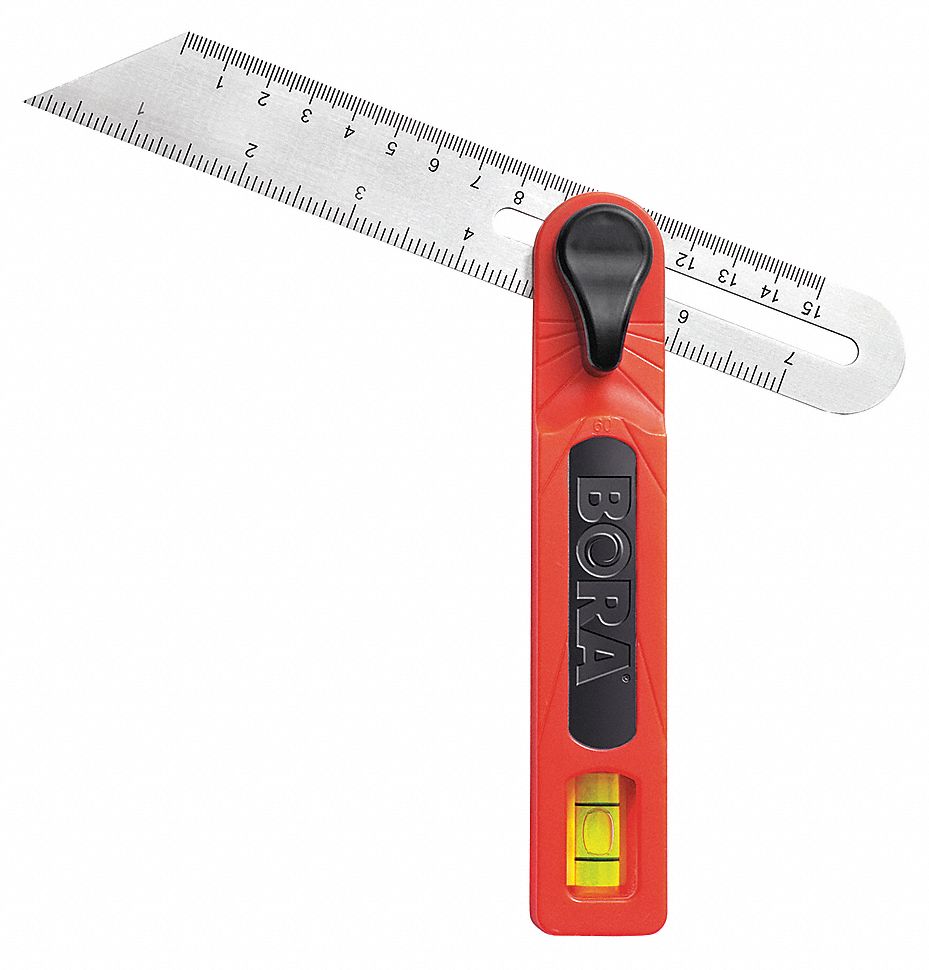 Sliding T-Bevel,Stainless Steel Ruler - Grainger