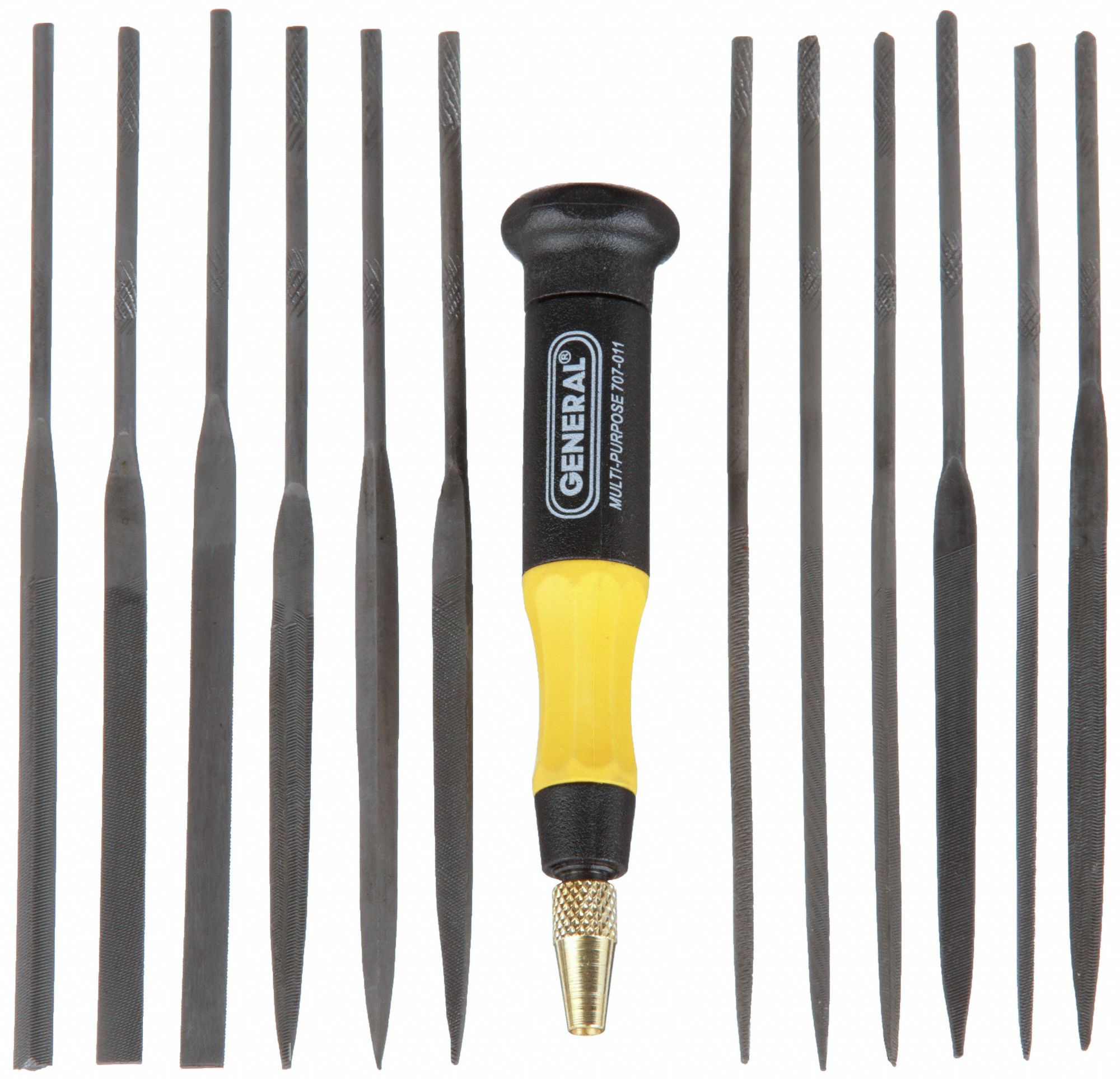 GENERAL TOOLS Needle File Set: Barrette/Crossing/Equaling/Half Round ...