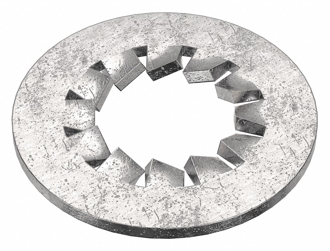 18-8, Stainless Steel, Internal Tooth Lock Washer - 23NJ58|U51462.011. ...