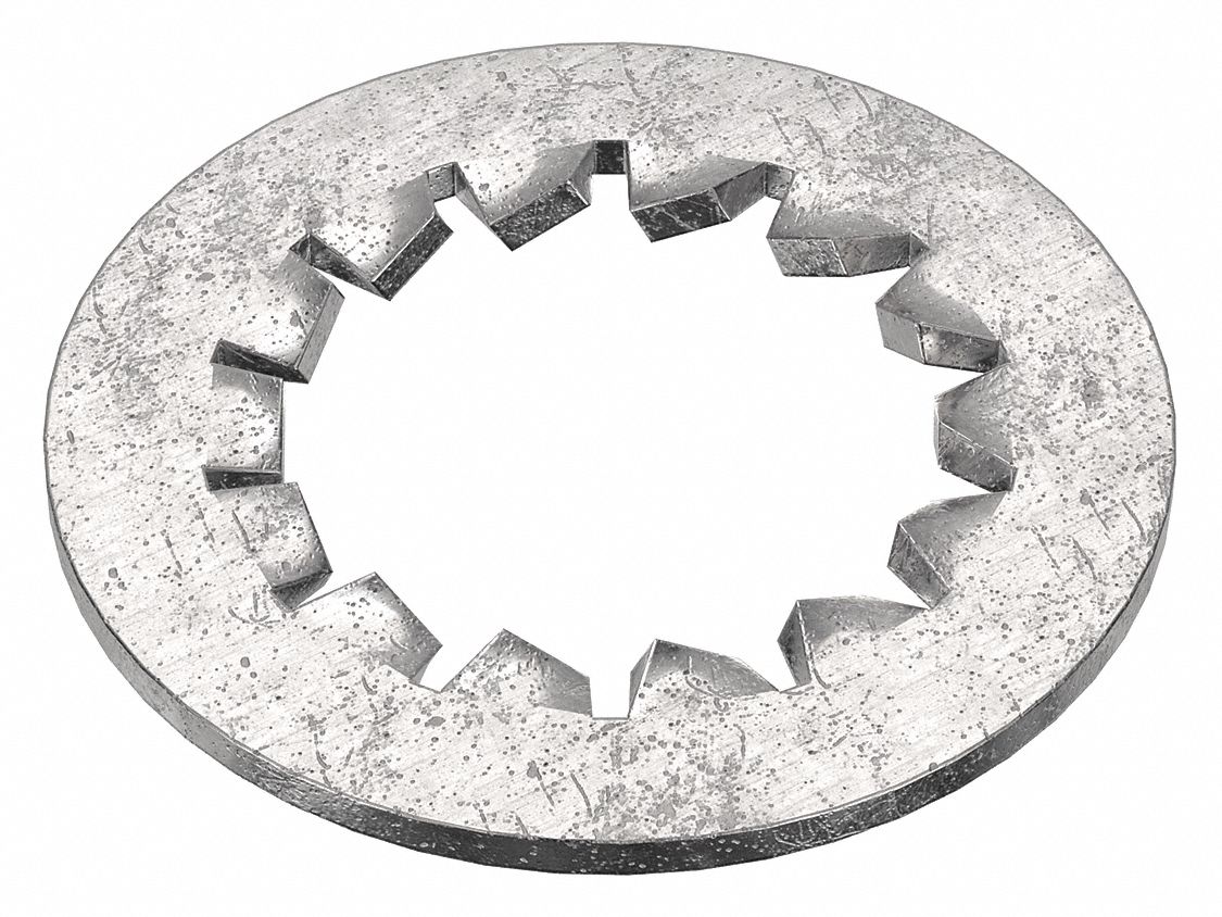 18-8, Stainless Steel, Internal Tooth Lock Washer - 23NJ65|U51462.050. ...