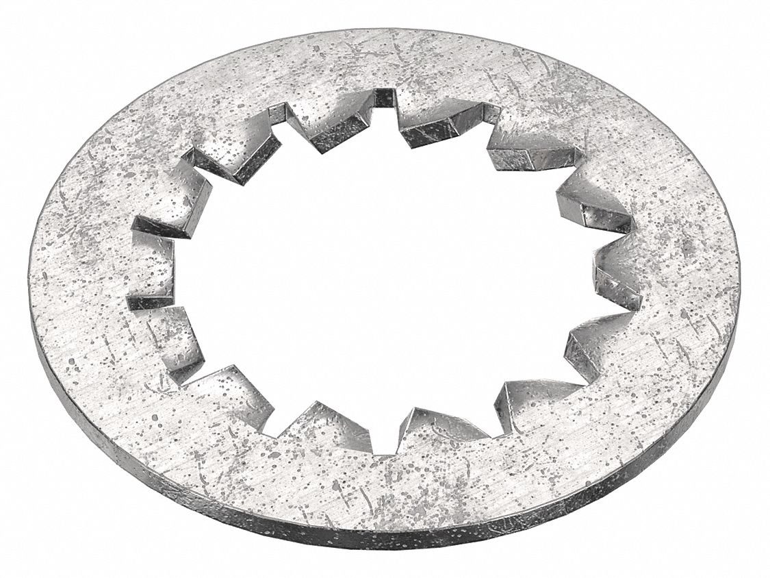 18-8, Stainless Steel, Internal Tooth Lock Washer - 23NJ66|U51462.056. ...
