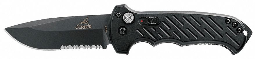 GERBER, 3 3/4 in Blade Lg, 4 3/4 in Closed Lg, Tactical Folding Knife ...