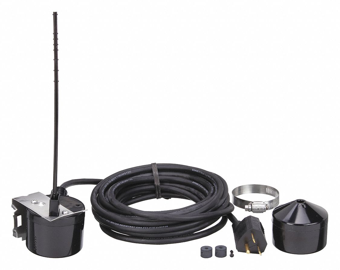 DAYTON, 20 ft Cord Lg, 4LB99, Float Switch - 23NM28|100882A-GIS - Grainger