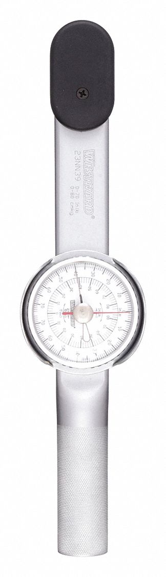 Dial Torque Wrench, Inch-Pound, Centimeter-Kilogram, 1/4 in - Grainger