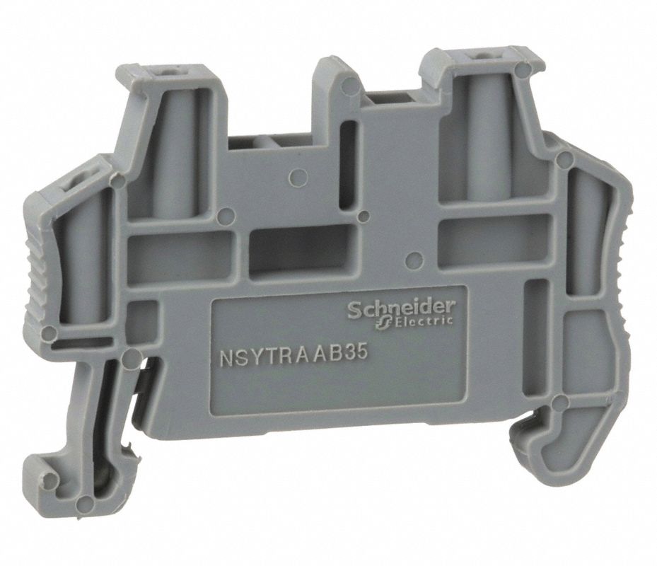 SCHNEIDER ELECTRIC Abrazadera de Extremo , Riel DIN de 35mm - 23NY29 ...