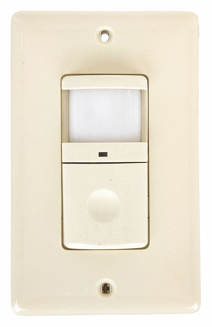 Wall Switch Box Hard Wired Motion Sensor, 1200 sq ft Passive Infrared ...