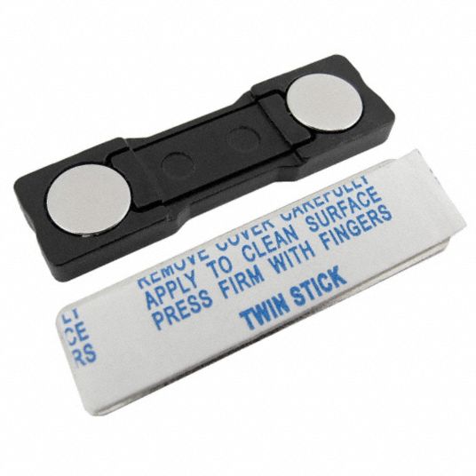 MASTER MAGNETICS, Name Badge, 1/4 in Ht, Name Badge - 23PA59|8011 ...