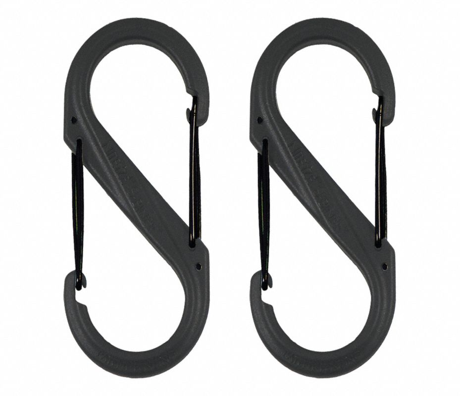 NITE IZE Sujetador Carabinero,Negro - Accesorios para Control de Carga - 23PF76 | SBP0-2PK-01BG ...