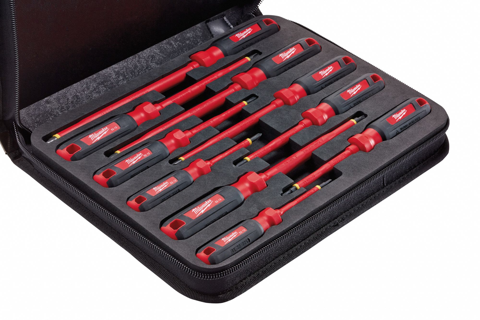 MILWAUKEE Tether Ready Insulated Screwdriver Set: 10 Pieces, ECX ...