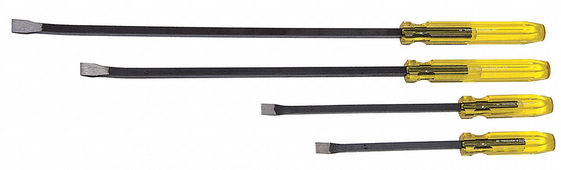 Chisel End, 14 in_18 in_28 in_32 in Overall Lg, Pry Bar Set - 23UC33 ...