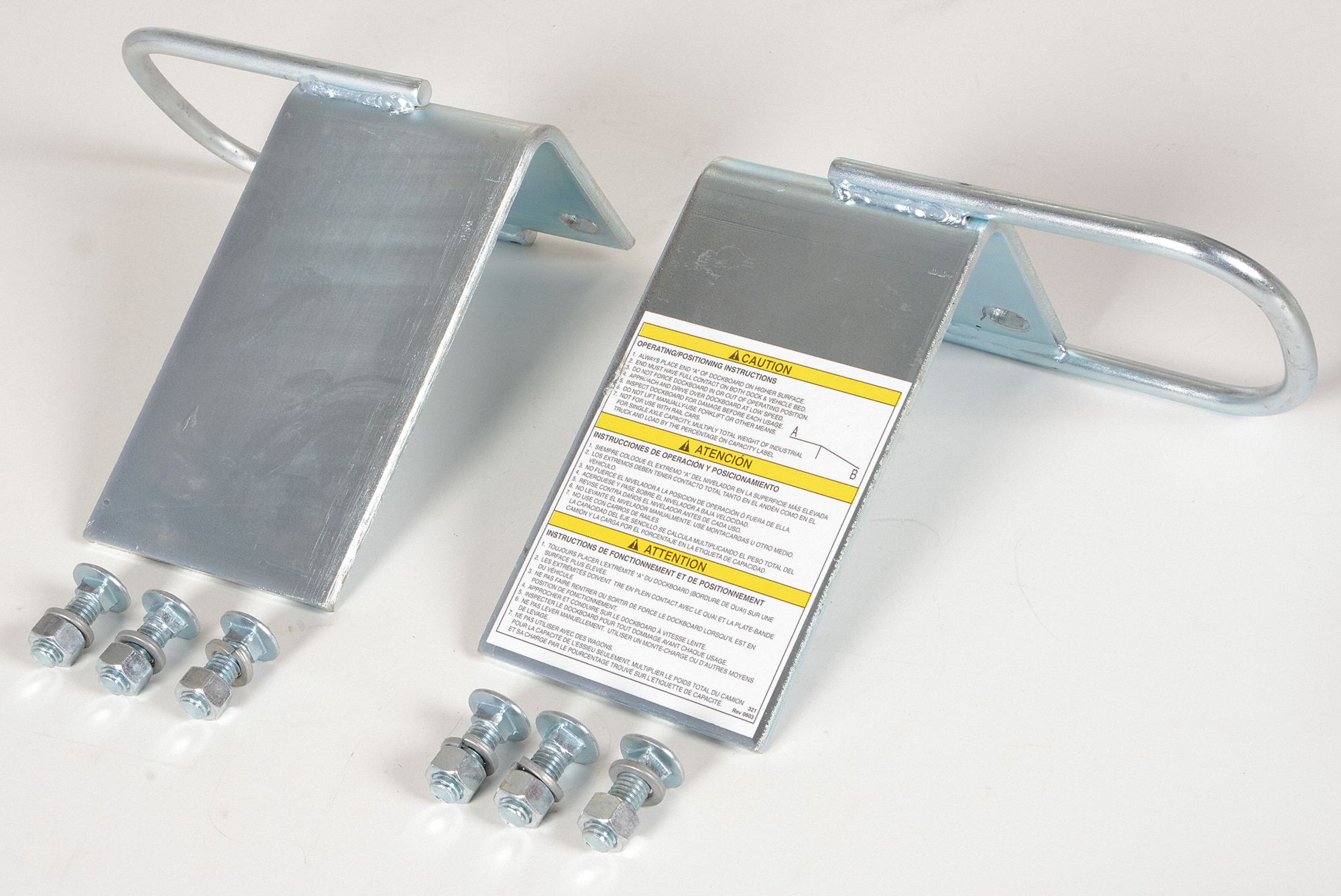 VESTIL, Fits Vestil Brand, Handle Kit Left and Right - 23UE45|12-154 ...