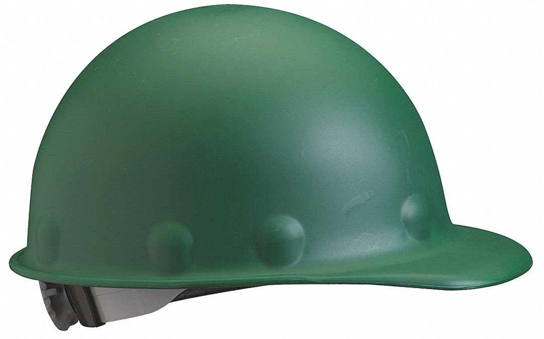 HONEYWELL FIBRE-METAL, Green, No Graphics, Hard Hat - 23V858 ...