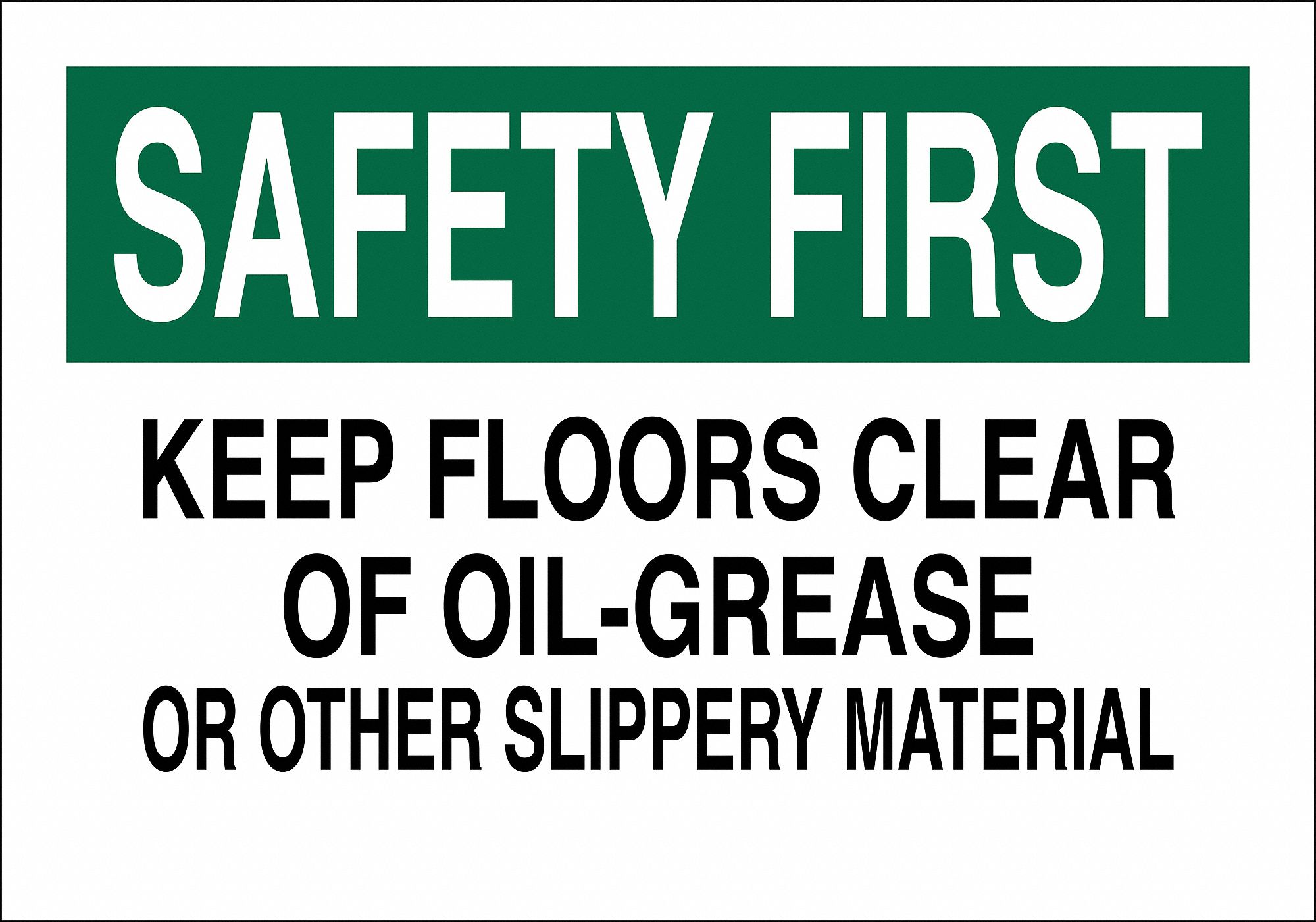 Polyester, Personal Protection Sign, 14" Width, 10" Height, White ...