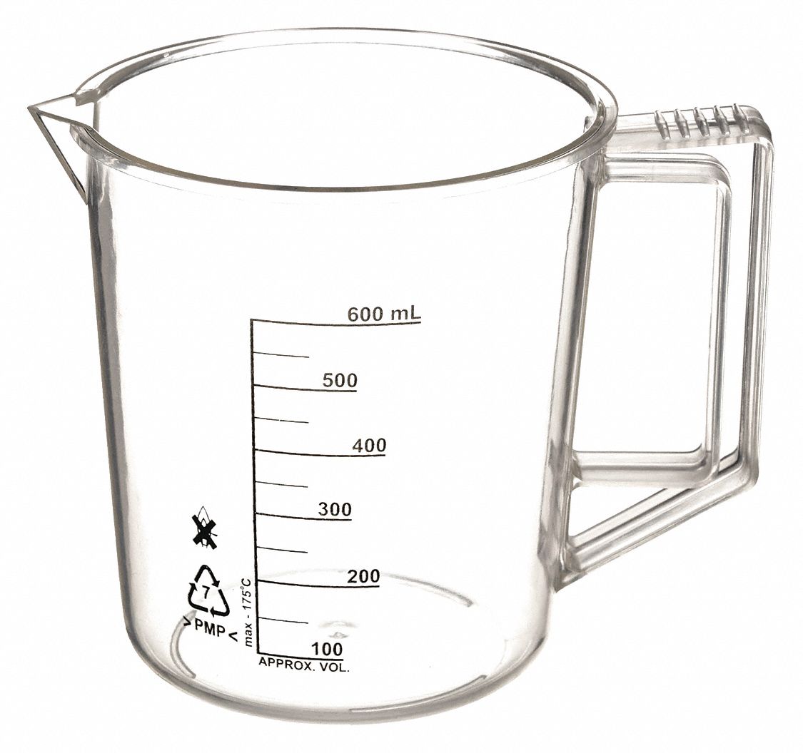 Low Form with Handle, 600 mL Capacity - mL, Beaker - 23X907|23X907 ...