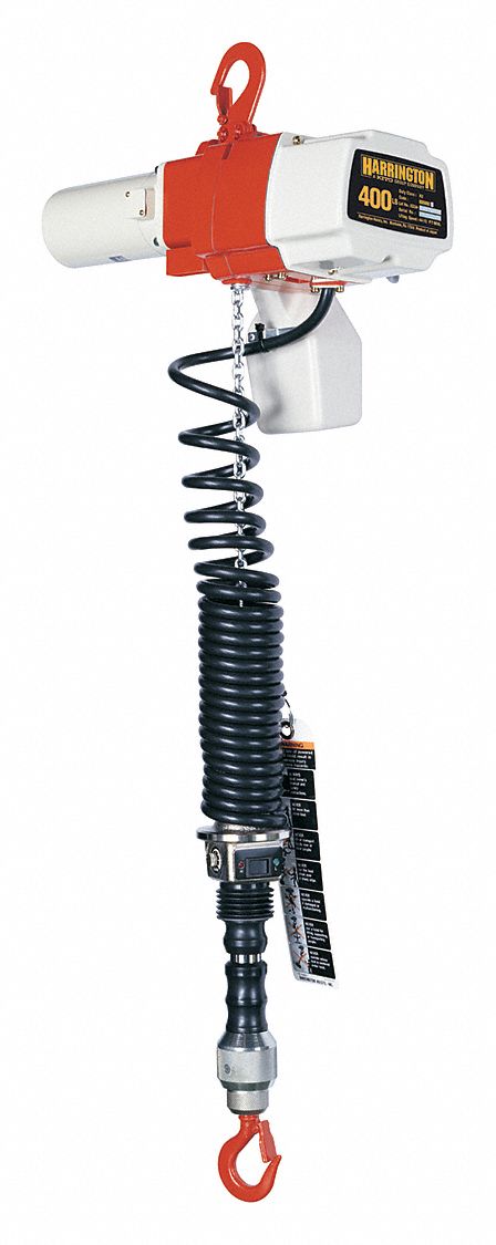 HARRINGTON, H2 - Light Duty, 120V AC, Electric Chain Hoist - 23XR27 ...