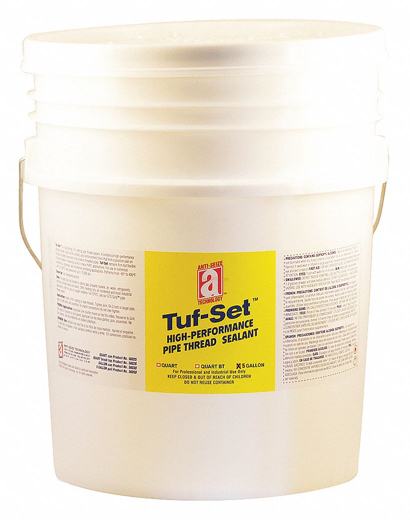 ANTI-SEIZE TECH, 5 gal, Pail, Pipe Thread Sealant - 23YA81|56050 - Grainger