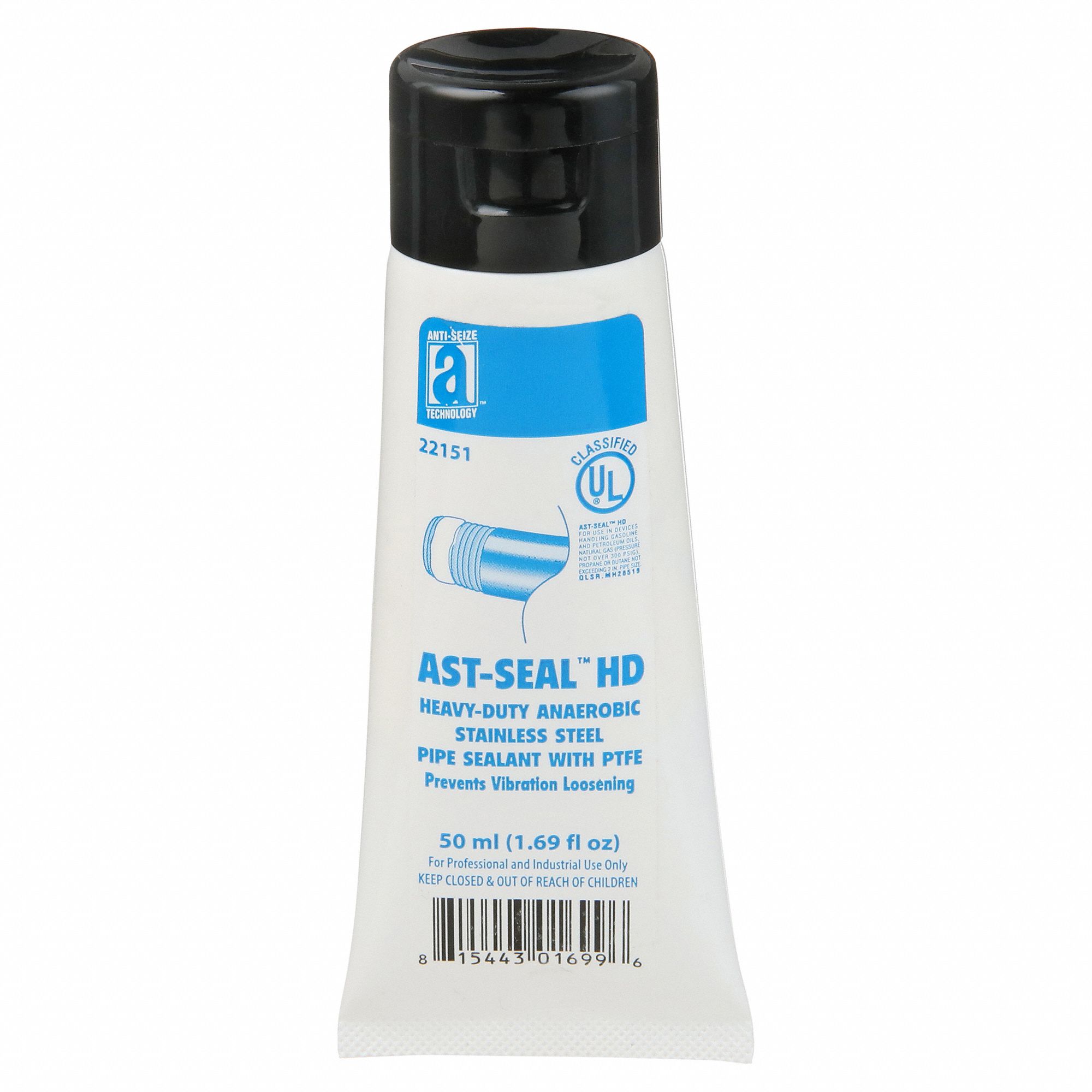 ANTI-SEIZE TECH, 1.7 fl oz, Tube, Pipe Thread Sealant - 23YC05|22151 ...