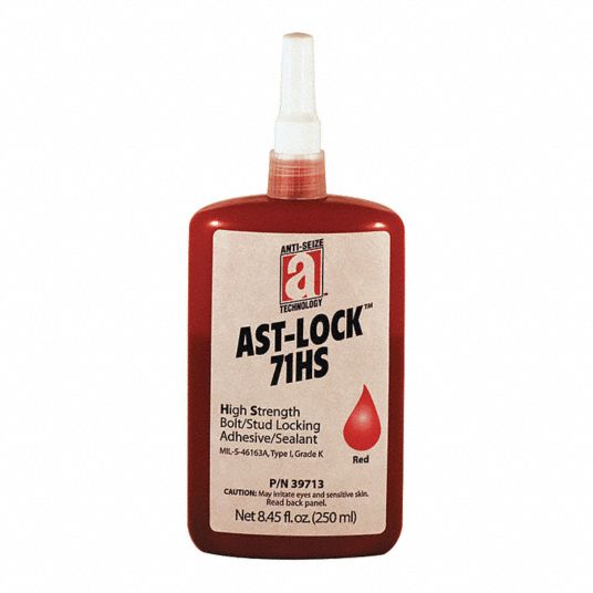 ANTI-SEIZE TECHNOLOGY, 71HS, Red, Threadlocker - 23YC26|39713 - Grainger