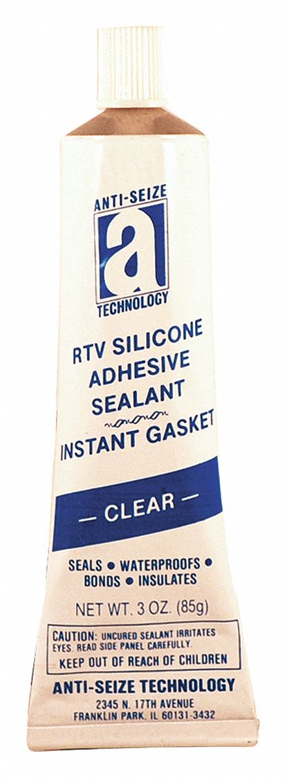 ANTI-SEIZE TECHNOLOGY, 3 oz, Tube, RTV Silicone Sealant - 23YC54|27036 ...