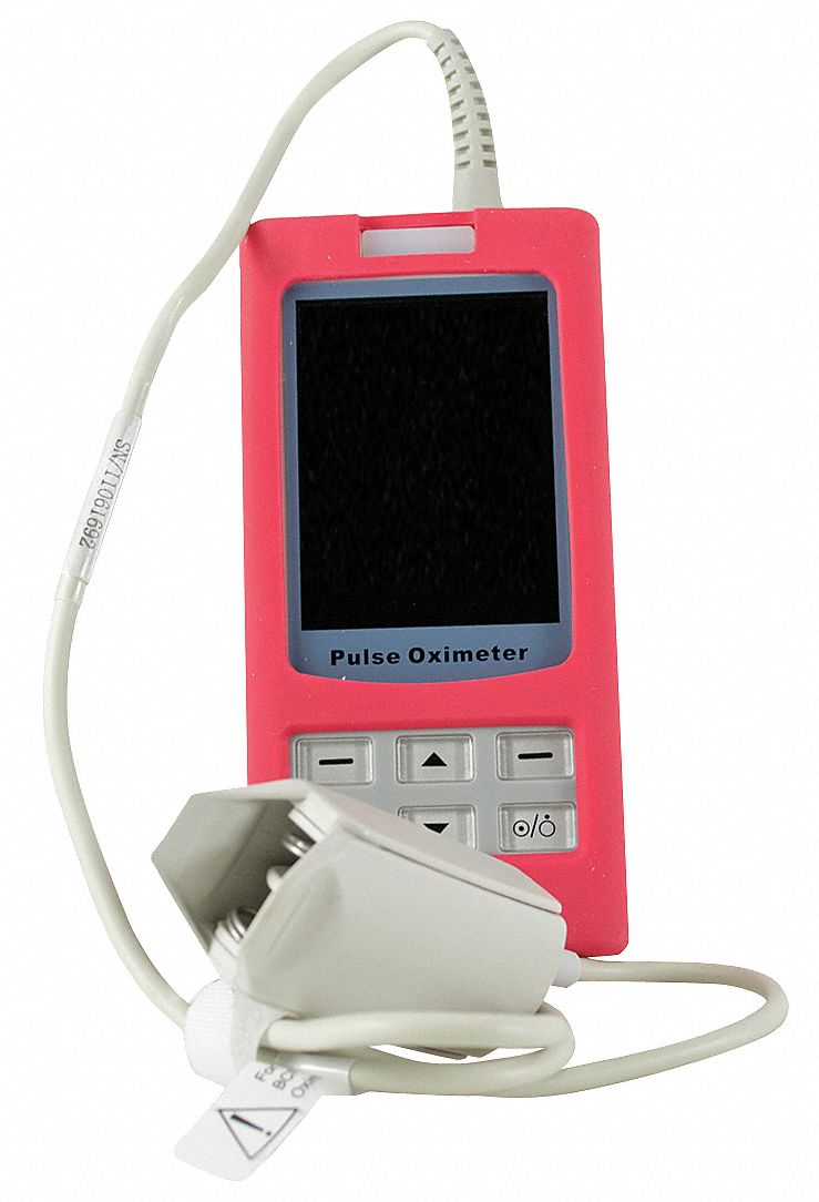 Handheld Pulse Oximeter, Fingertip, Display Type LED, Measures SpO2 and ...