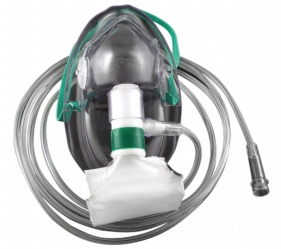 MEDSOURCE, PVC, Disposable, Non-Rebreather and Oxygen Mask - 23YF01|MS ...