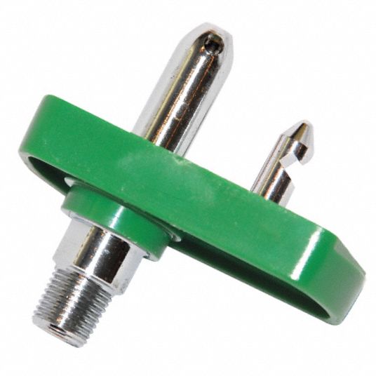 MEDSOURCE Chemetron Adapter, Aluminum, 2 1/2 in Length, 7 in Width, 3 ...