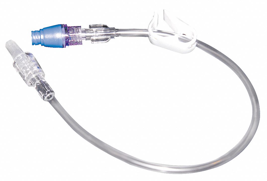 Plastic IV Adaptor, Clear, 50 PK - Grainger