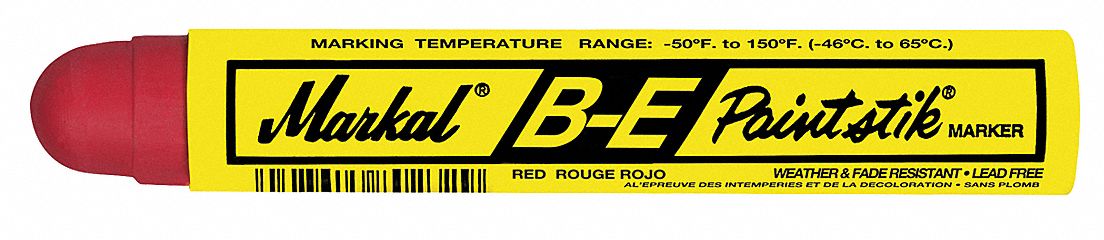 MARKAL Crayon de Pintura,Rojo,11/16",PQ12 - Crayones para Pintura ...