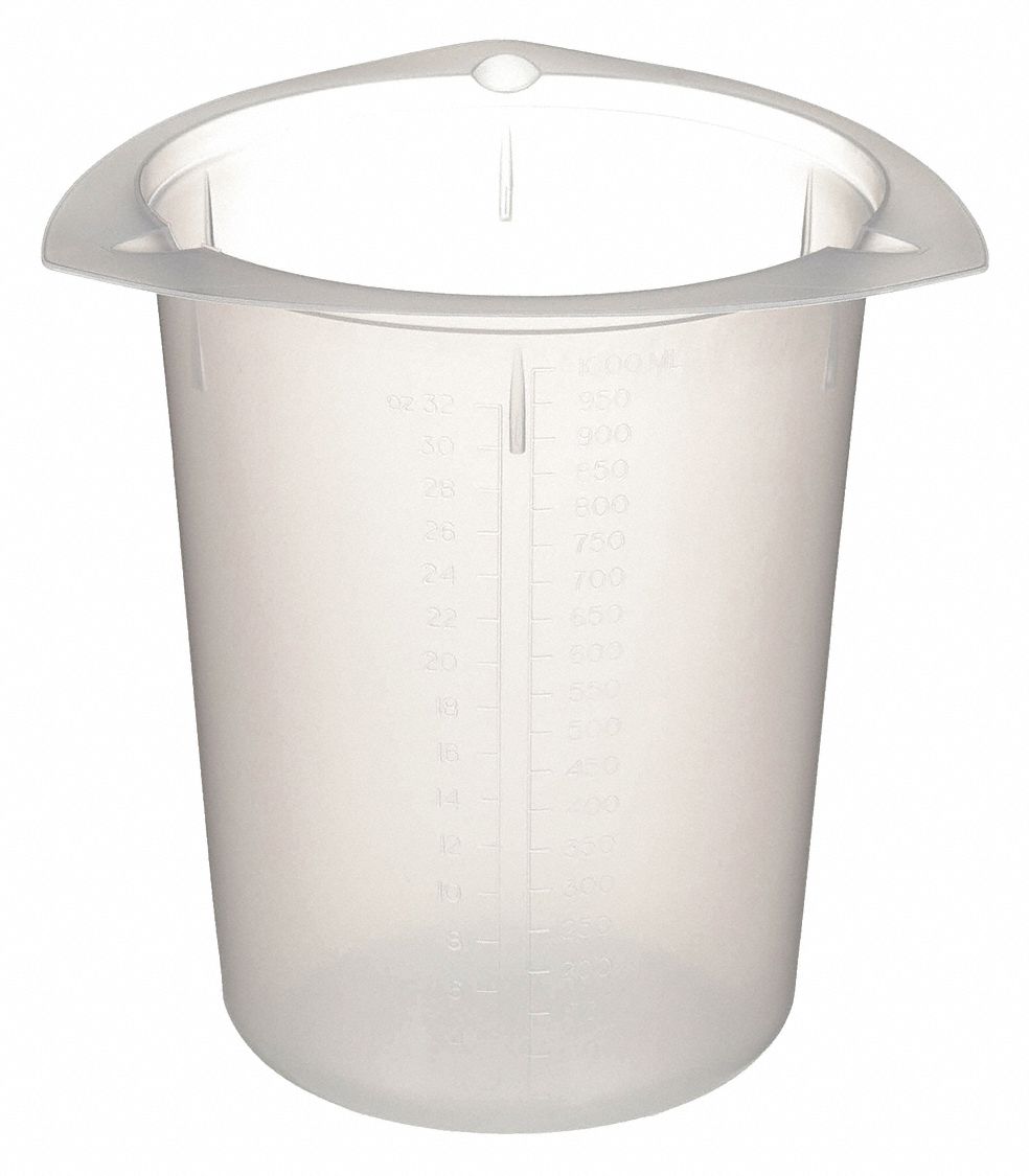 Low Form, 1 L Capacity - mL, Tri-Pour Beaker - 3UEK6|PB5935-1K0 - Grainger