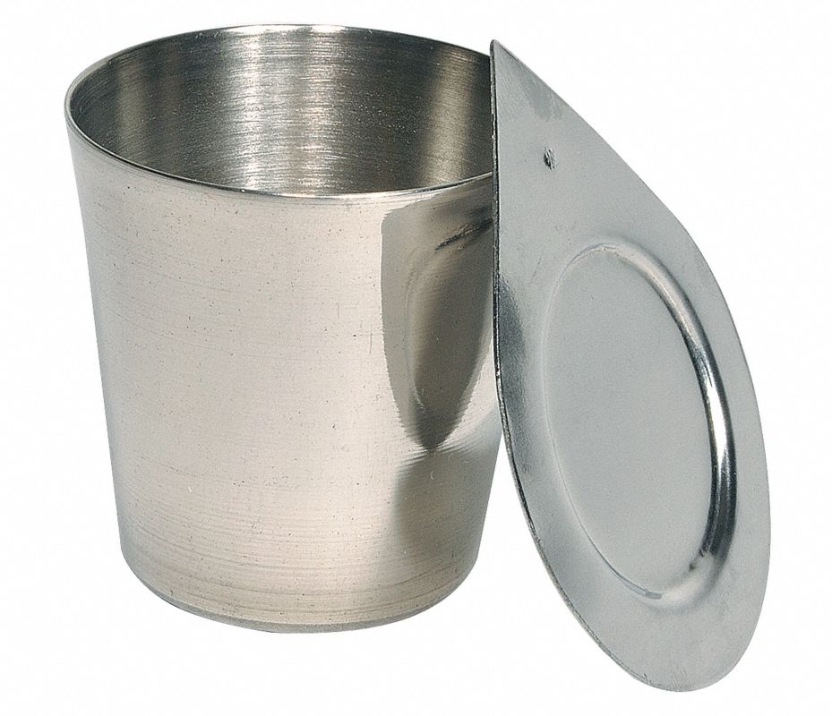 UNITED Crisol con Tapa,Pulido,Níquel,30mm Alt - 23YW81 | NCR015 ...