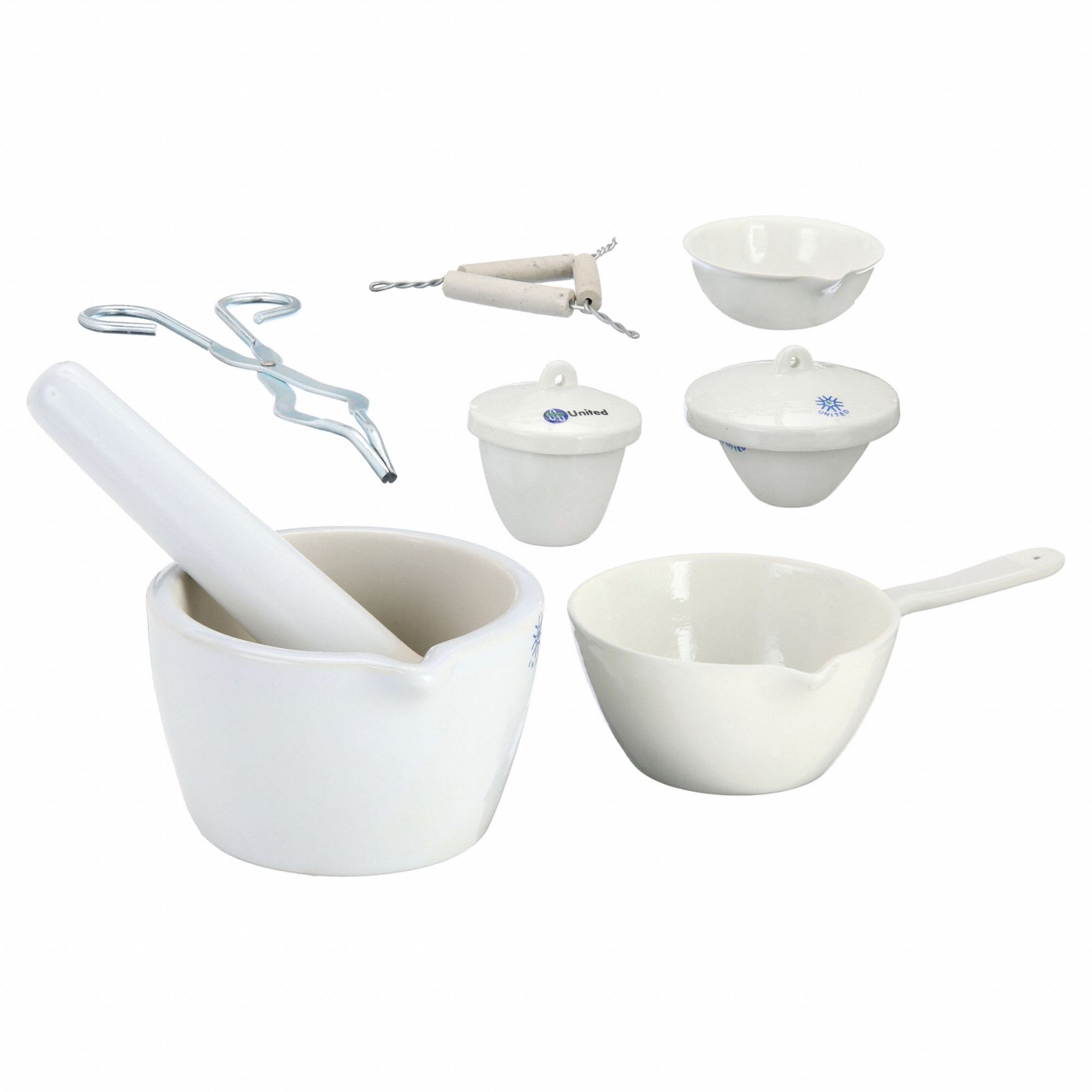 Porcelain, 1,150°C Max Op Temp - Centigrade, Porcelain Set - 23YX10 ...