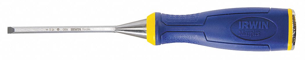 IRWIN Construction Chisel: Plastic, 3 3/4 in Overall Lg, 1/4 in Wd ...