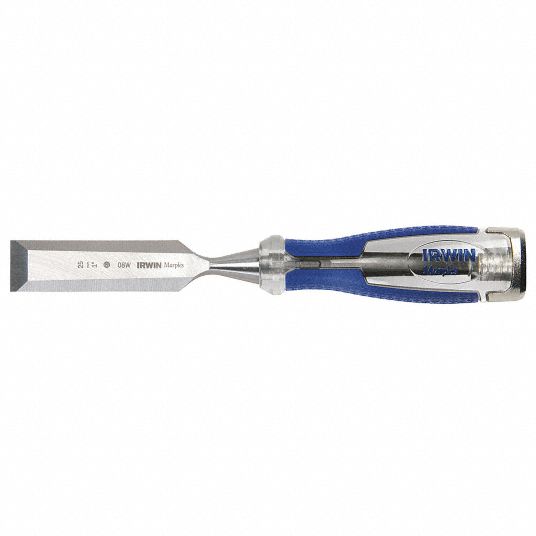 Steel, 3 1/4 in Overall Lg, High Impact Chisel - 23Z279|1819357 - Grainger