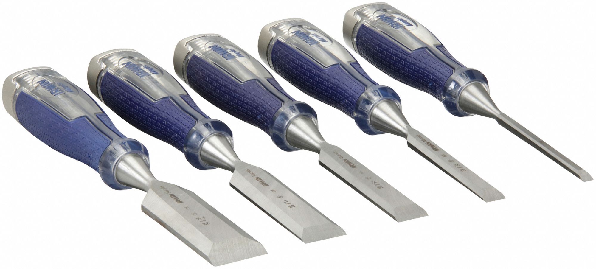 Plastic, 3 1/8 in_3 3/8 in_3 5/8 in Overall Lg, Chisel Set - 23Z284 ...