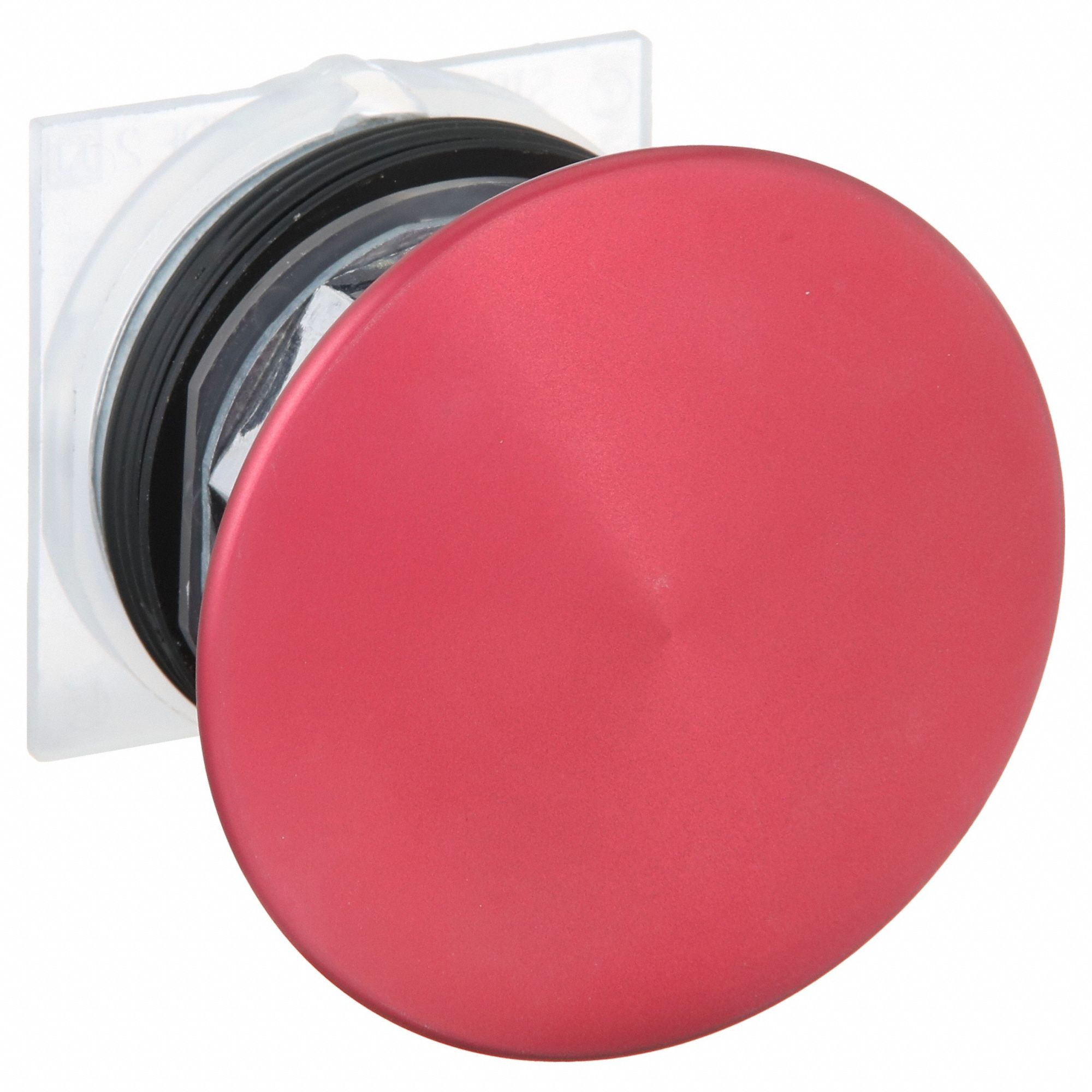 SCHNEIDER ELECTRIC, Red, 30 mm Mounting Size, Mushroom Head Push Button ...