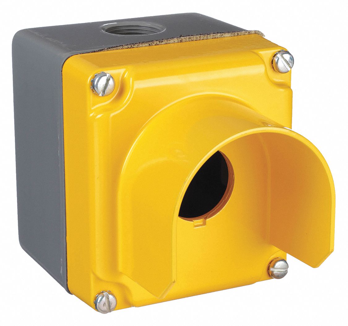 SCHNEIDER ELECTRIC, 30mm, 1 Holes, Push Button Enclosure - 23Z311 ...