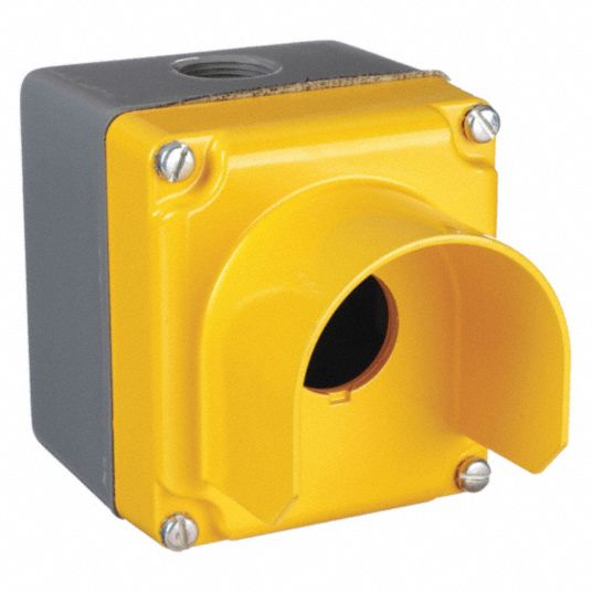 SCHNEIDER ELECTRIC, 30mm, 1 Holes, Push Button Enclosure - 23Z311 ...